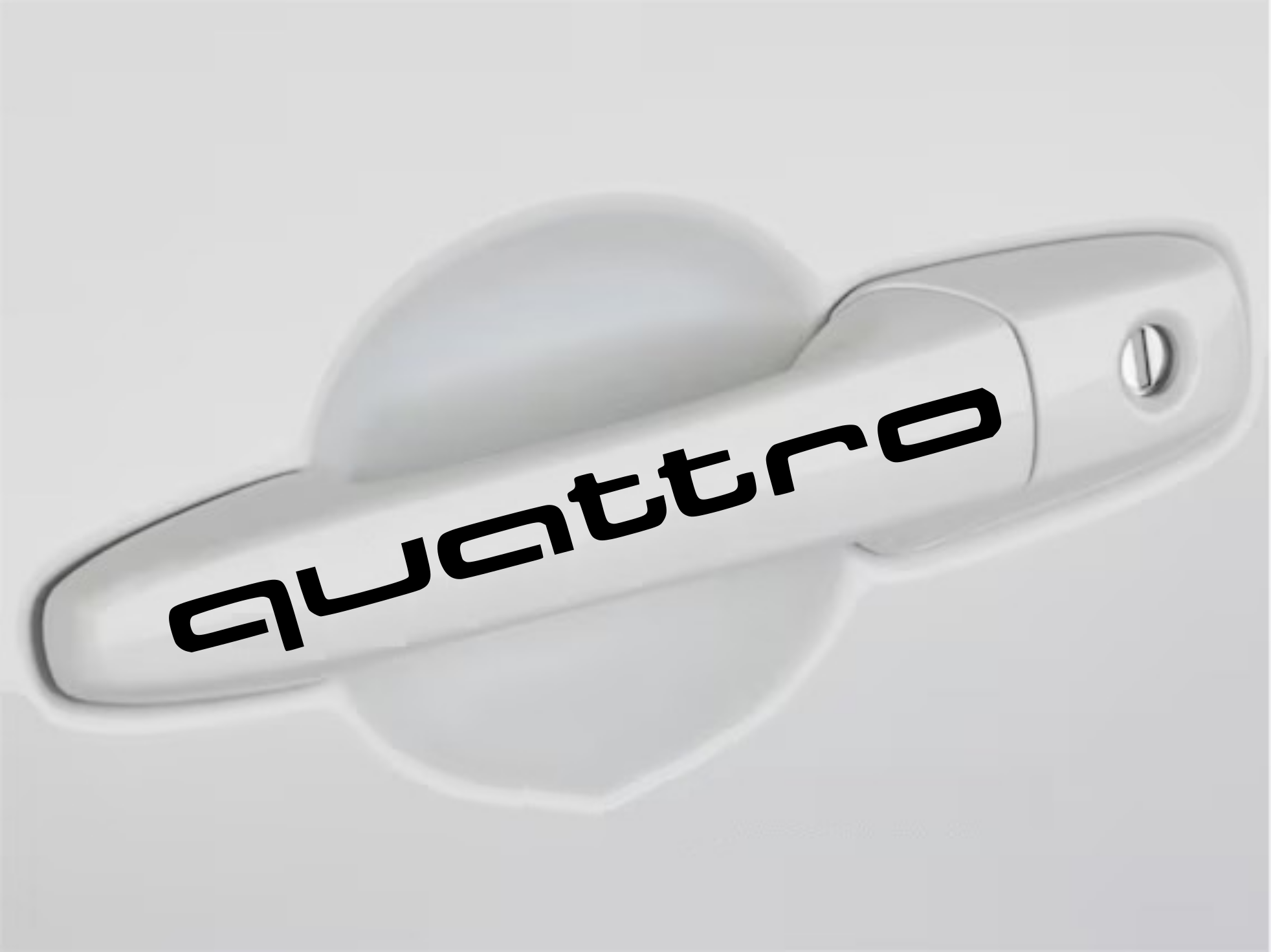 Audi Door Handles Sticker: Quattro – Vaap