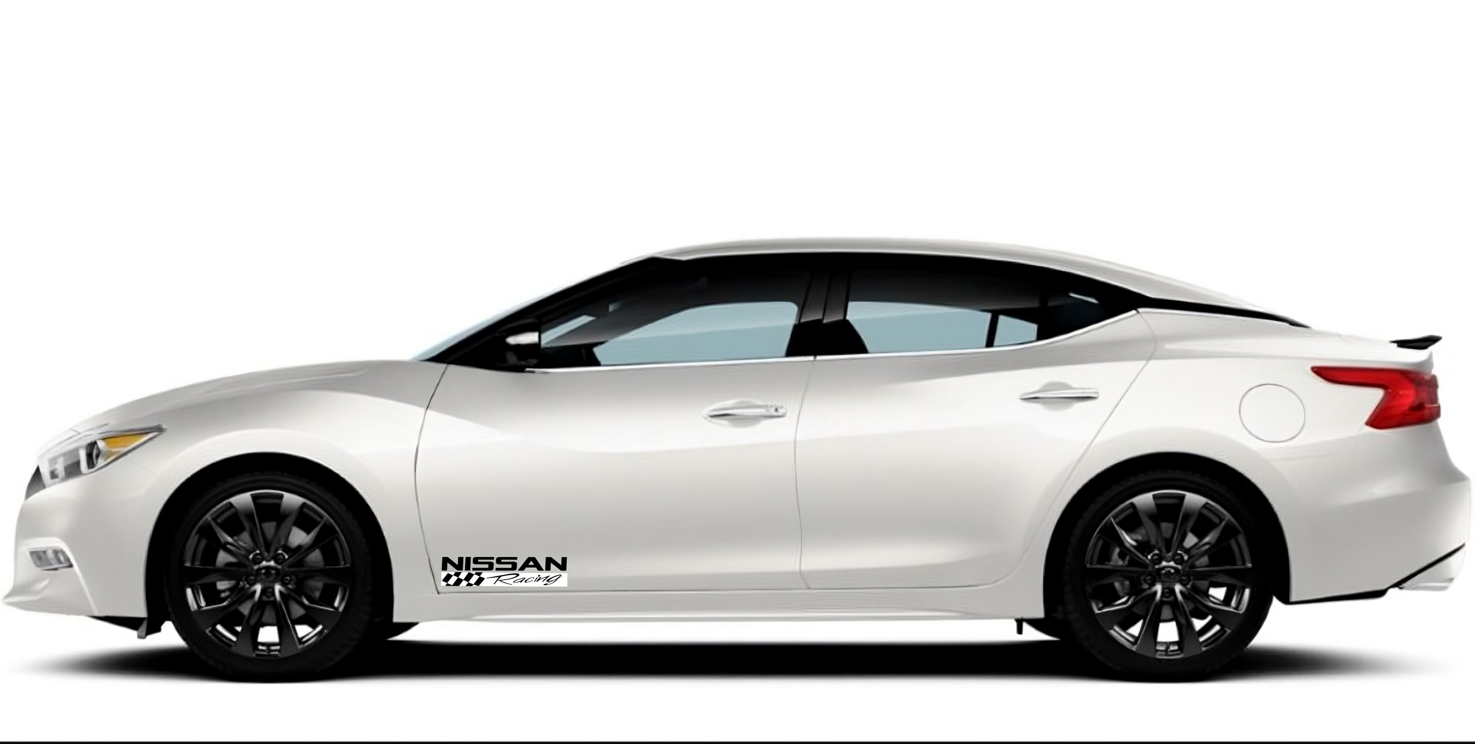 Nissan styling: Metal keychain with Nissan racing stickers. – Vaap