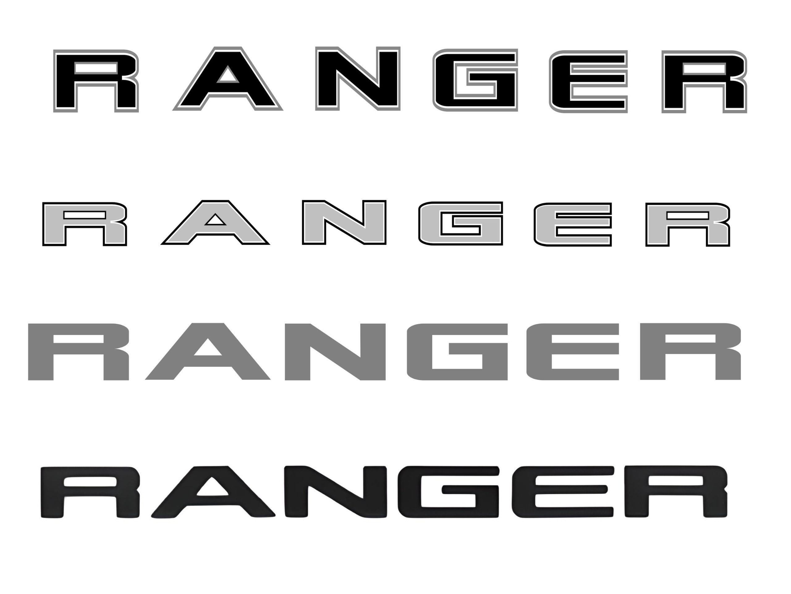 Ford Ranger Tailgate Sticker – Vaap
