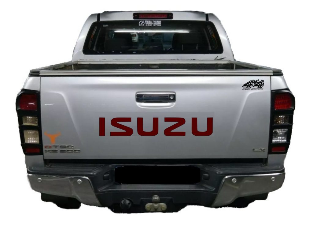 Isuzu tailgate sticker with mix sticker set – Vaap