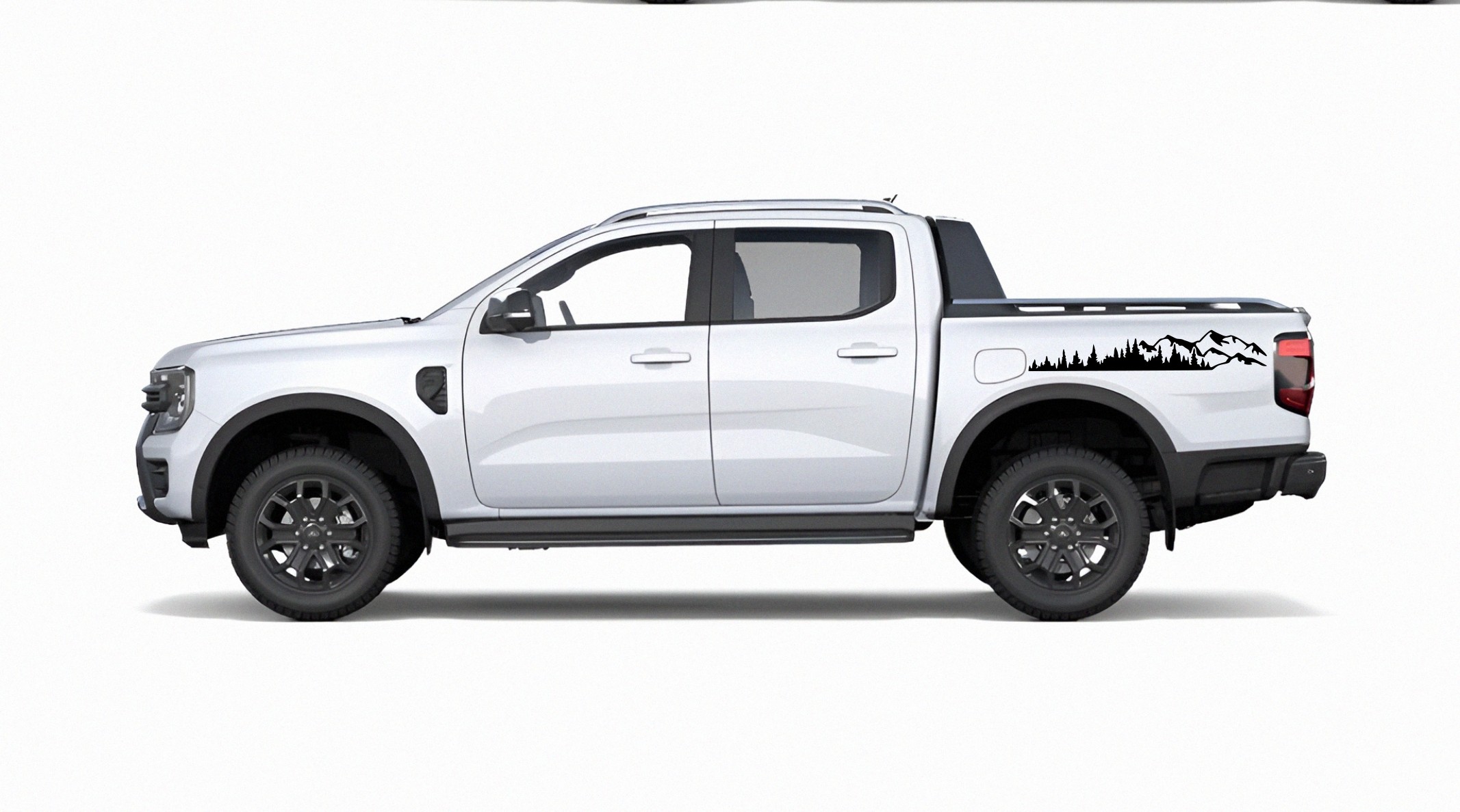 Compass and Mountain Sticker Set for Bakkies – Vaap